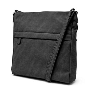 MultiSac Lorraine Women's Crossbody Bag, Black (Heirloom)