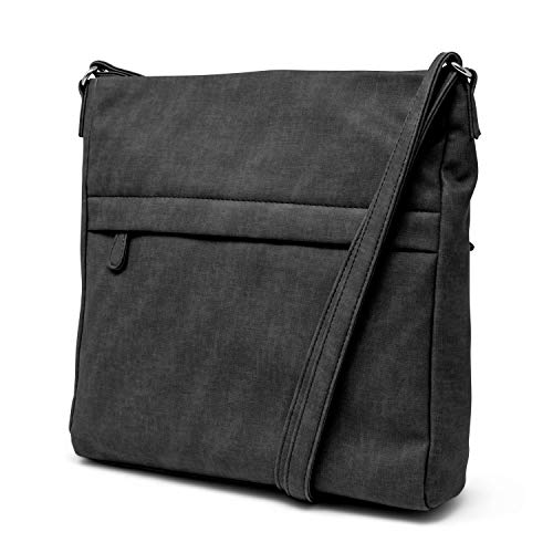 MultiSac Lorraine Women's Crossbody Bag, Black (Heirloom)