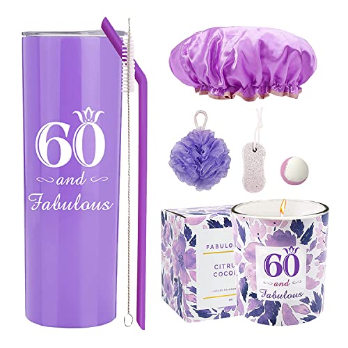 60th Birthday Tumbler, 60th Birthday Gifts for Women, 60 Birthday Gifts, Gifts for 60th Birthday Women, 60th Birthday Decorations, Happy 60th Birthday Gift, 60th Birthday Party Supplies