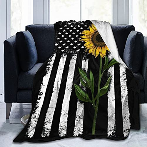 Coolim Sunflower Gifts Blankets for Women, Sunflower Throw Blankets for Womens, Fleece Throw Blankets 50x60 in, Gifts for My Wife Girlfriend Mom Birthday (Sunflower Throw Blankets, 60"×50“)