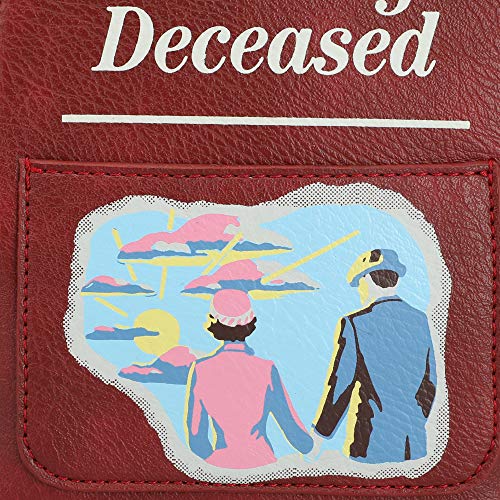 Beetlejuice Classic Movie Recently Deceased Book Mini Backpack Wristlet