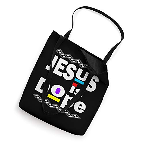 Afro 90s Style Christian Faith Motivational Jesus Dope Gift Tote Bag