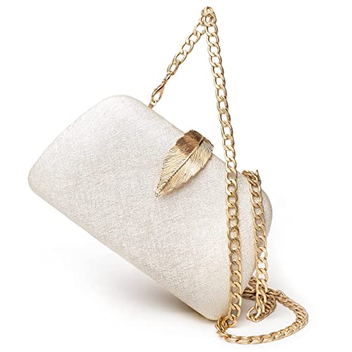 Before & Ever Evening Bag - Small Clutch Purses for Women Wedding - Women's Evening Handbags - Women's Clutch Handbags Formal Crossbody Evening Clutch - Sparkly Womens Clutch Purse Pearl Shimmer