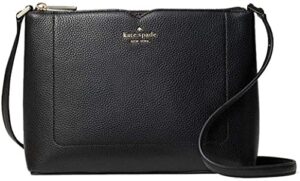 kate spade new york harlow medium crossbody shoulder bag (black)