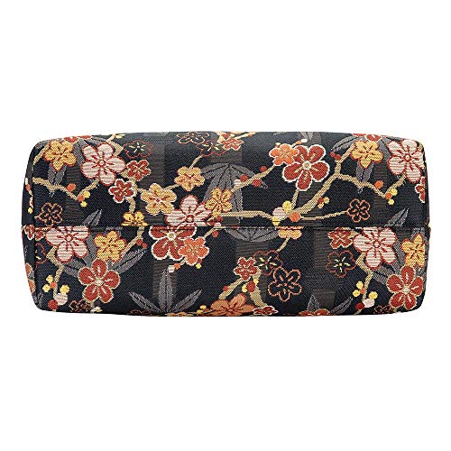 Signare Tapestry Shoulder Bag Tote Bag for Women with Ume Sakura Japanese Style Travel And Work Tote Bags For Women|COLL-SAKURA