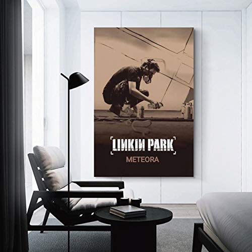 LEZHITAO Meteora Linkin Park Album Canvas Art Poster and Wall Art Picture Print Modern Family Bedroom Decor Posters 12x18inch(30x45cm)