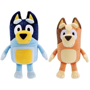 bluey dad 12″ (bandit) & mum 11″ (chilli) – 2 pack plush bundle