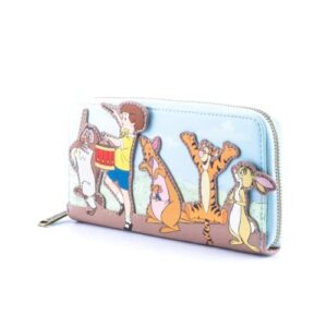 Loungefly Winnie the Pooh 95th Anniversary Zip Around Faux Leather Wallet