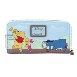 Loungefly Winnie the Pooh 95th Anniversary Zip Around Faux Leather Wallet