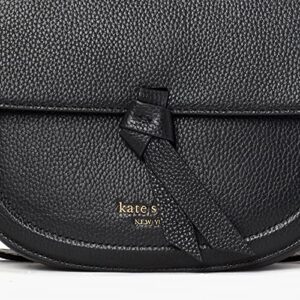 Kate Spade New York Knott Medium Saddle Bag Black One Size