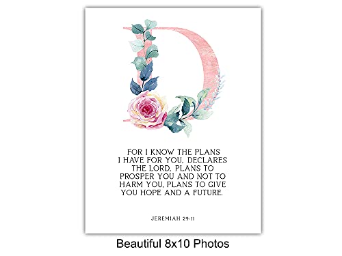 Religious Wall Art & Decor - Psalm 23 - Psalm 91 - Jeremiah 29 11 Wall Art Spiritual Christian Gifts for Women - Inspirational Bible Verses Wall Decor - Holy Scriptures Wall Art - Catholic Gifts