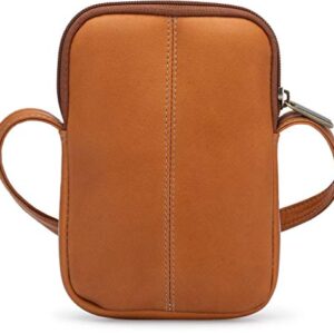 Le Donne Leather Cinder Smartphone Crossbody (Tan)