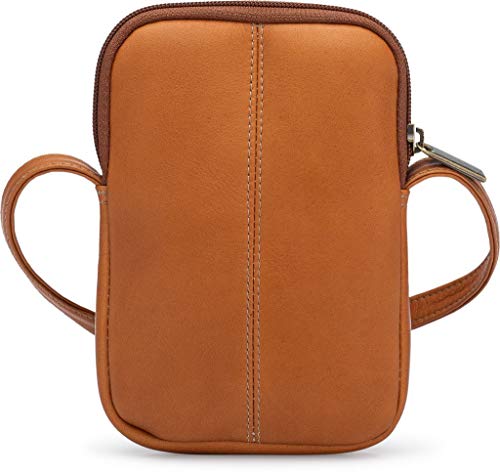 Le Donne Leather Cinder Smartphone Crossbody (Tan)