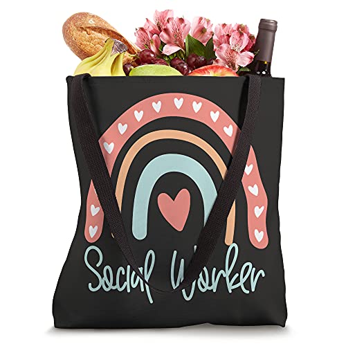 Social Worker Masters Degree MSW Graduation 2021 Work Boho Tote Bag