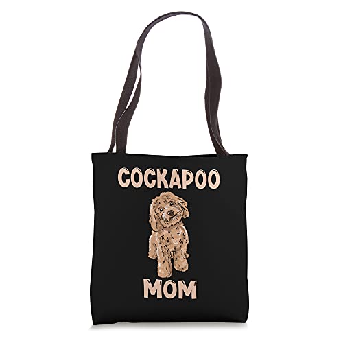 Cute Cockapoo Dog Illustration Cockapoo Mom Owner Love Tote Bag