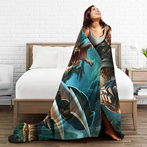 WEQDUJG Predator Blanket Throws Bed Queen Size Ultra Soft Micro Fleece Warm Fluffy Couch Living Room Luxury Blankets 80 x 60 in