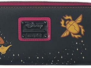 Loungefly Disney Aladdin Jafar Villains Scene Zip Around Wallet Multicolor Medium