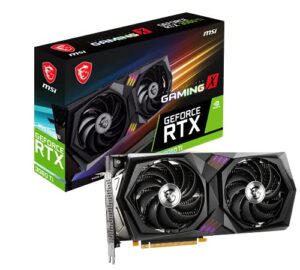 msi gaming geforce rtx 3060 ti lhr 8gb gdrr6 256-bit hdmi/dp nvlink torx fan 4 rgb ampere architecture oc graphics card