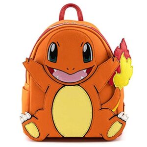 loungefly pokemon charmander cosplay womens double strap shoulder bag purse