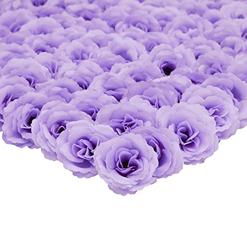 Mini Lavender Silk Artificial Flower Heads for Crafts, Decorations (2 in, 75 Pack)