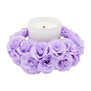 Mini Lavender Silk Artificial Flower Heads for Crafts, Decorations (2 in, 75 Pack)