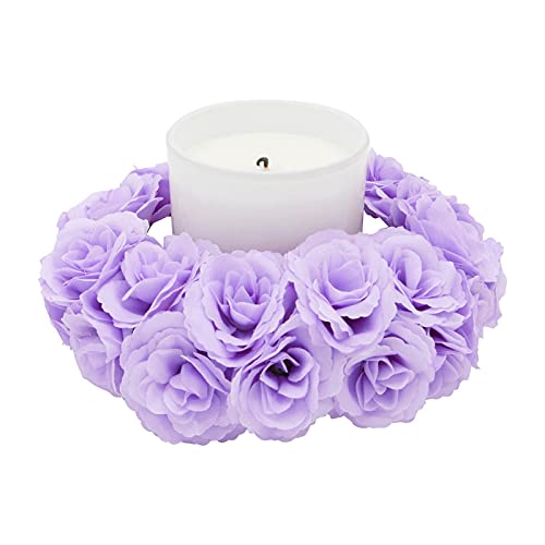 Mini Lavender Silk Artificial Flower Heads for Crafts, Decorations (2 in, 75 Pack)