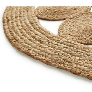 Round Braided Jute Rug (4 x 4 Ft)