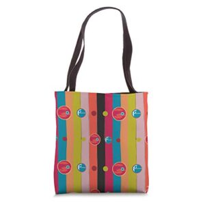 star wars death star art deco stripes tote bag