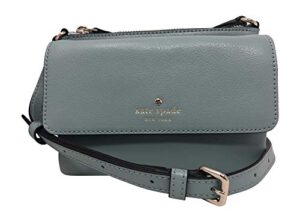 kate spade new york greene street karlee leather crossbody (frosted spearmint)