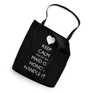 Funny Maid of Honor Tote Bag