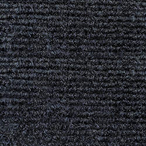 House, Home and More Indoor Outdoor Carpet with Rubber Marine Backing - Nautical Blue - 6 Feet x 10 Feet