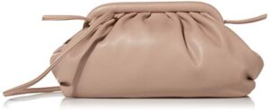 steve madden womens steve madden nikki clutch crossbody, taupe, one size us