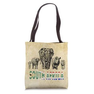 Big Five South African Pride Tote Bag