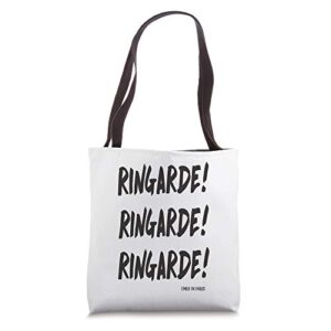 emily in paris ringarde! ringarde! ringarde! tote bag