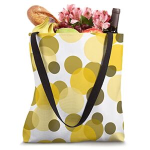 Yellow spots Polka dot Tote Bag