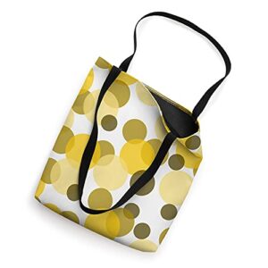 Yellow spots Polka dot Tote Bag