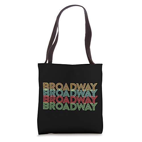 Retro Broadway Theatre Graphic - Vintage Musical Lovers Gift Tote Bag