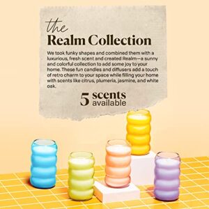 Paddywax Candles Realm Candle, 12 Ounces, Yellow, Golden