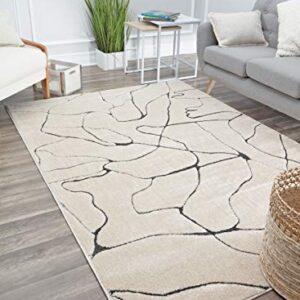 CosmoLiving by Cosmopolitan Area Rug, 5'0"x7'6", Marble