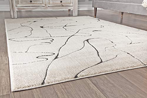 CosmoLiving by Cosmopolitan Area Rug, 5'0"x7'6", Marble