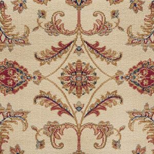 Sariya Ivory 5x7 Area Rug 5x7 - Indoor Area Rugs for Living Room - Dining Room Rug - Bedroom Rug - Kitchen Rug - Indoor Entryway Rug Traditional Carpet - Alfombras para Salas