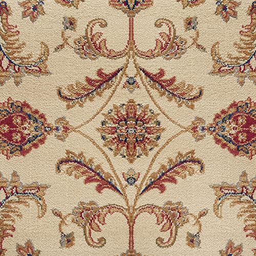 Sariya Ivory 5x7 Area Rug 5x7 - Indoor Area Rugs for Living Room - Dining Room Rug - Bedroom Rug - Kitchen Rug - Indoor Entryway Rug Traditional Carpet - Alfombras para Salas