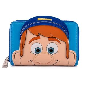 loungefly disney wreck-it ralph fix-it felix faux leather wallet