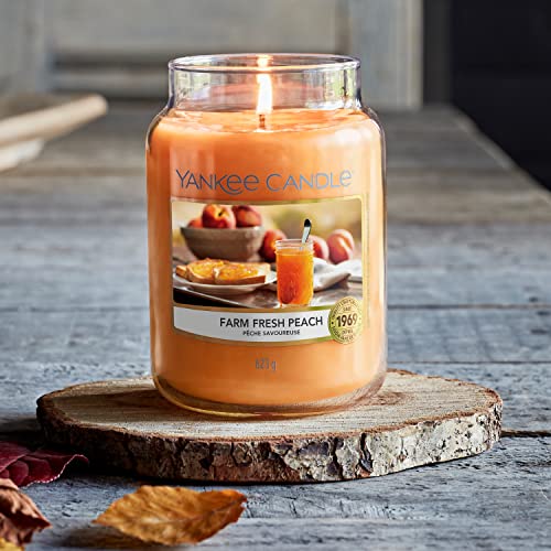 Yankee Candle Candle, Farm Fresh Peach, Large