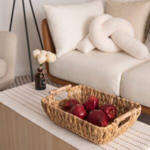 StorageWorks Hand Woven Storage Baskets and Toilet Paper Baskets Set