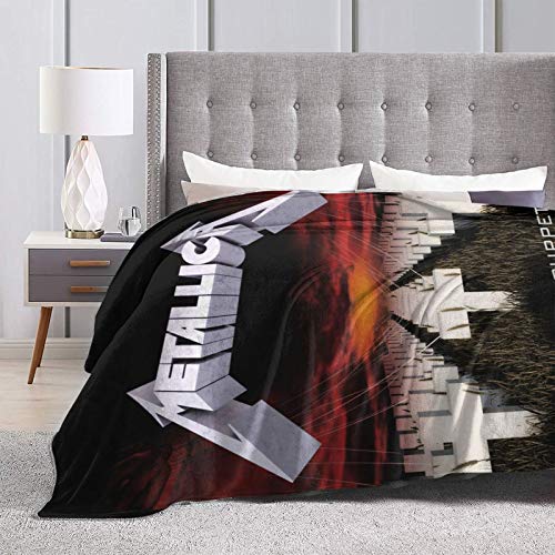 Metallica Blanket Flannel Throw Blanket Ultra Soft Micro Fleece Blankets Bed Couch Living Room 40 X 50 Inch