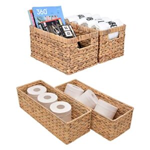 storageworks water hyacinth storage baskets set