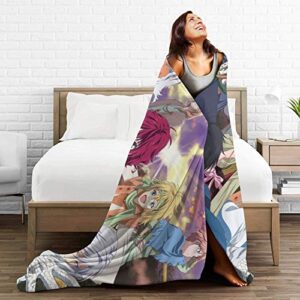 JWDZ Hiyellogort Yona of The Dawn Ultra-Soft Microfiber Throw Blanket Skin-Friendly Blanket Light Weight Blankets 50x40 Inch