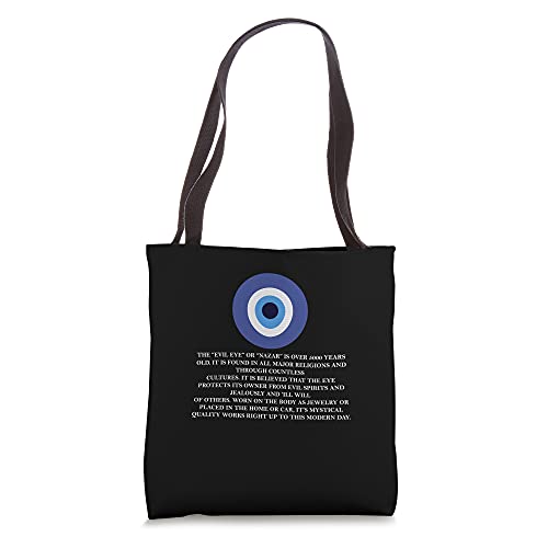 The Evil Eye Or Nazar Is Over 5000 Years Old Glass Art Tote Bag