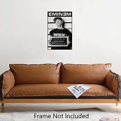 FatCat Wall Graphics Eminem (Mugshot) Poster Frameless Gift 12 x 18 inch(30cm x 46cm)-S-193…